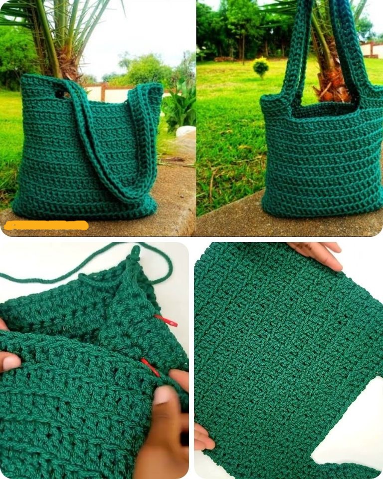 How to Make a Crochet Tote Bag for Beginners – Super Easy Tutorial ...